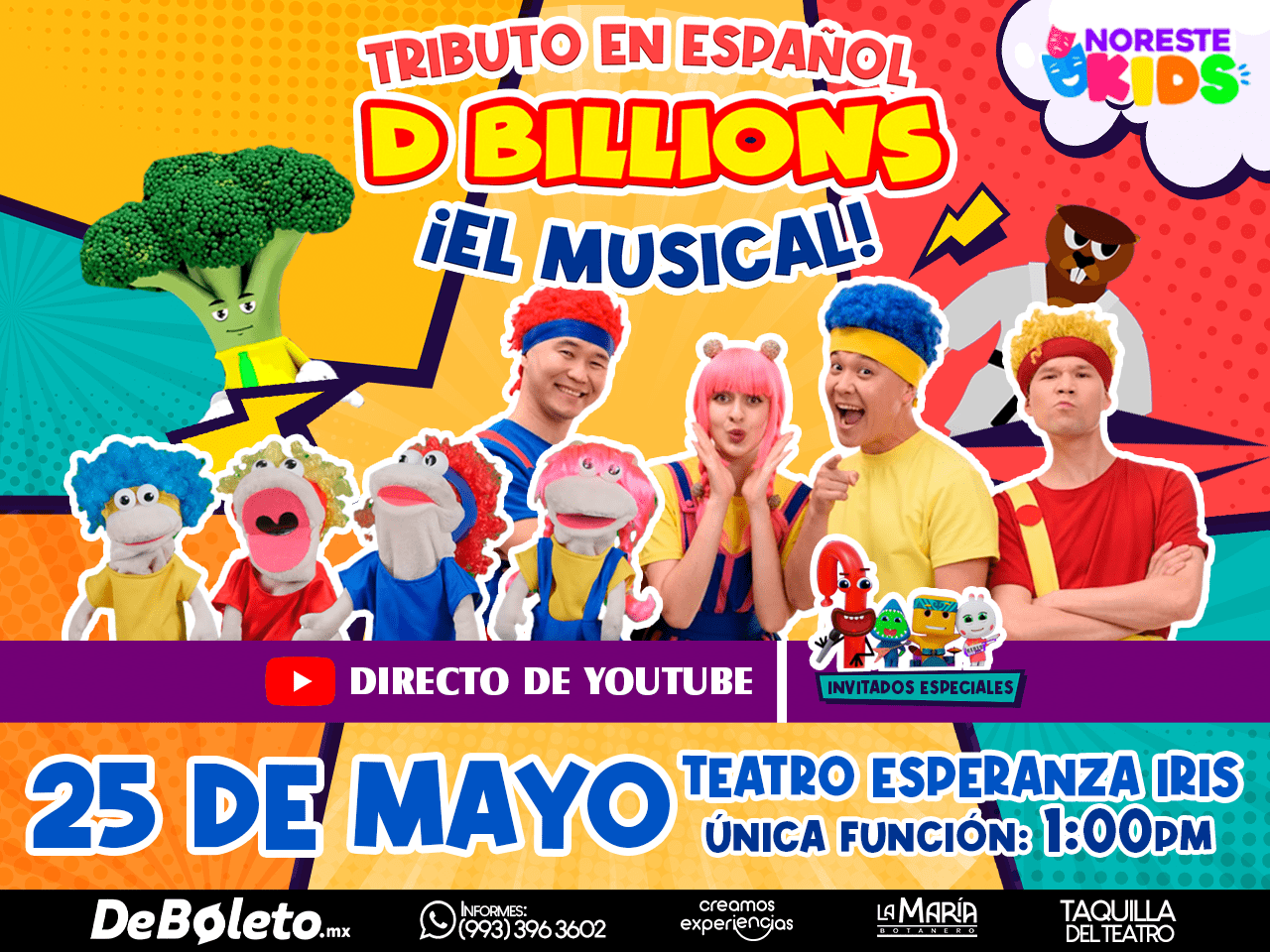 DeBoleto.mx | D BILLIONS ¡EL MUSICAL!