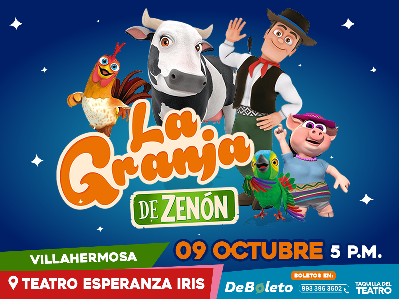 DeBoleto.mx | La granja de Zenón